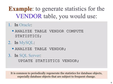 Database Performance Tuning And Query Optimization Ppt Databases