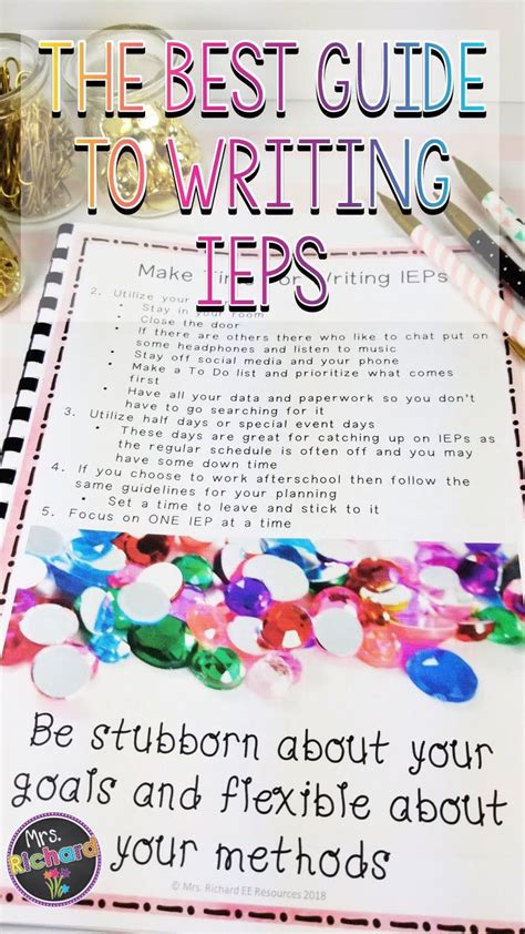 Iep Guide Editable Special Education Teacher Special Education