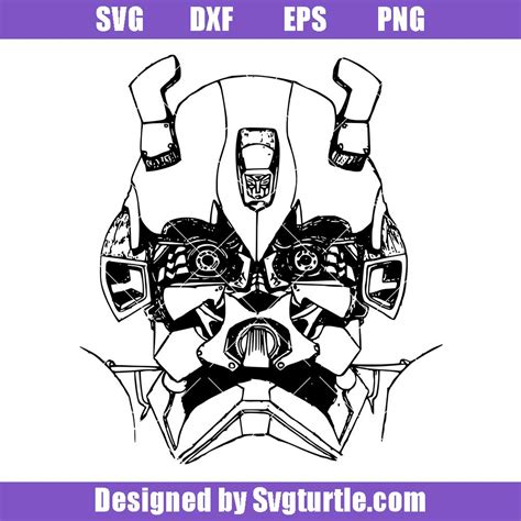 Bumblebee Transformer Pumpkin Stencil