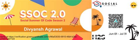 Divyansh Agrawal On Linkedin Opensource Github Contribution Ssoc