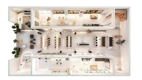 A Retail Space Layout Plan Showing Different Stock Illustration Illustration Of Showing