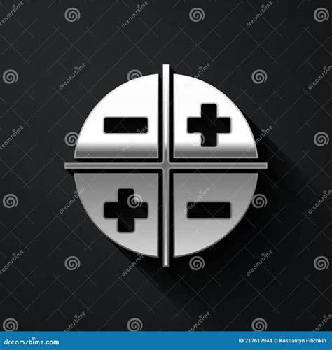 Silver Xyz Coordinate System Icon Isolated On Black Background Xyz Axis For Graph Statistics
