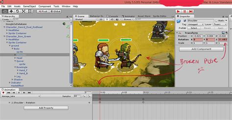 Breaking Default Pose At First Frame Why Unity Engine Unity
