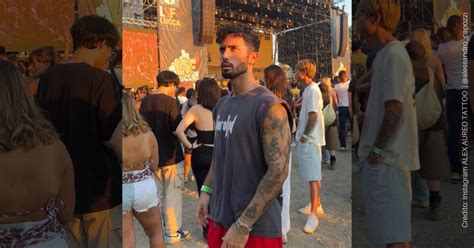 Él Es Alessandro Capozzi El Guapísimo Tatuador De Ángela Aguilar En Roma
