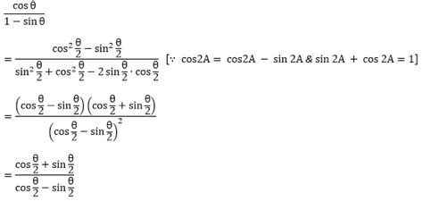 R D Sharma Solutions Class Math Chapter Trigonometric Ratios Of