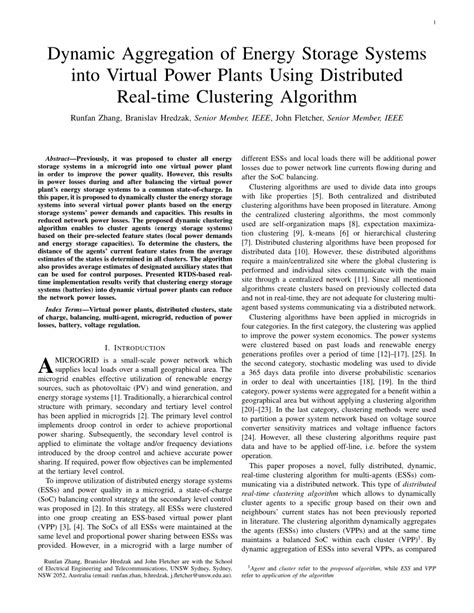 Pdf Dynamic Aggregation Of Energy Storage Systems Into Virtual Power Plants Using Distributed