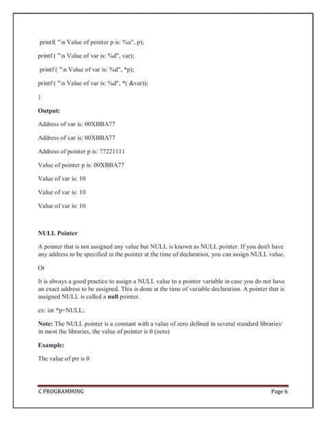 Easy Understanding Of Pointers In C Languagepdf Programming