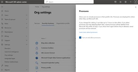 Pronouns Available On Microsoft Outlook And Teams Profile Cards