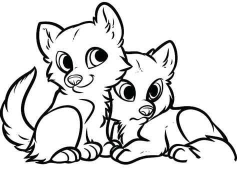 Wolf Pup Coloring Pages At Free Printable Colorings