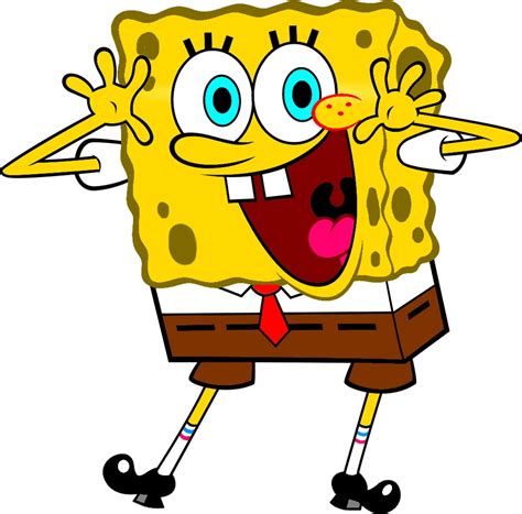Spongebob But I Replaced His Colors With Default Colors R