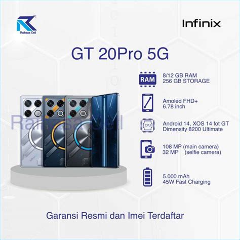 Promo Infinix Gt Pro G Garansi Resmi Diskon Di Seller Raihasa Cell Purwo Martani Kab