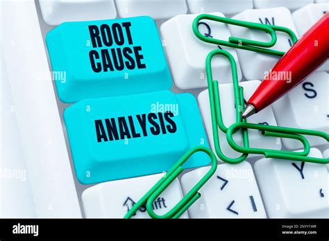 Hand Writing Sign Root Cause Analysis Conceptual Photo Method Of Problem Solving Identify Fault