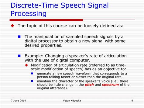 Ppt Speech Processing Powerpoint Presentation Free Download Id 1419035