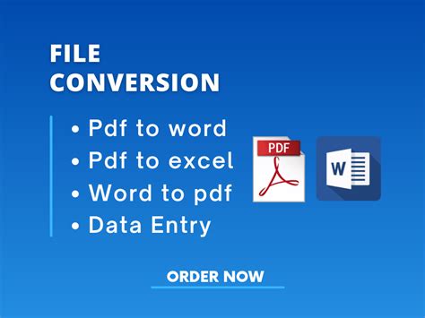 Perfect Convert Pdf To Word Pdf To Excel Copy Paste Data Entry Upwork