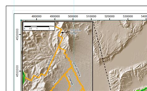 Arcmap The Map Frame Properties Geographic Information Systems