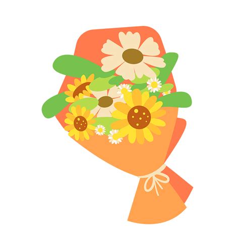 鲜花卡通素材 鲜花卡通模板 鲜花卡通图片高速下载 设图网