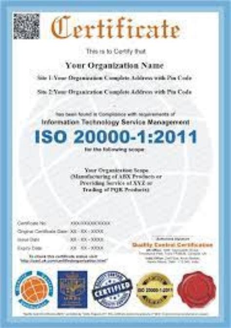 Iso 20000 Information Technology Service Management System Itsms Internal Auditor At ₹ 12000