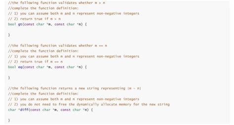 Solved Part Strings Representing Integers We Deal With Chegg