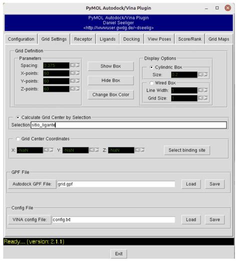 Re Docking Molecular Utilizando O Pymol E Autodock Vina Bioinfo