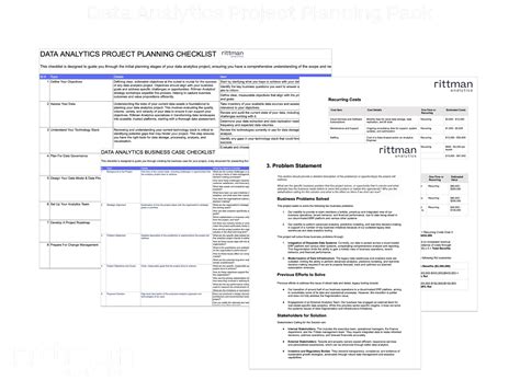 Data Analytics Project Planning Checklist Rittman Analytics