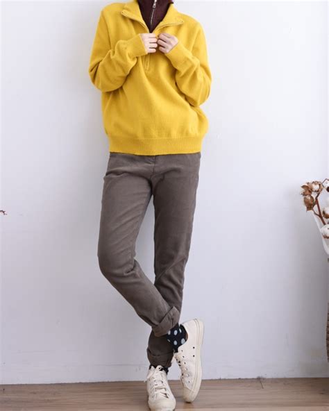 韓 附腰帶合身長褲 3色 Size Chinplusyen