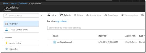 Create And Add To A Blob Storage In Msdyn365fo