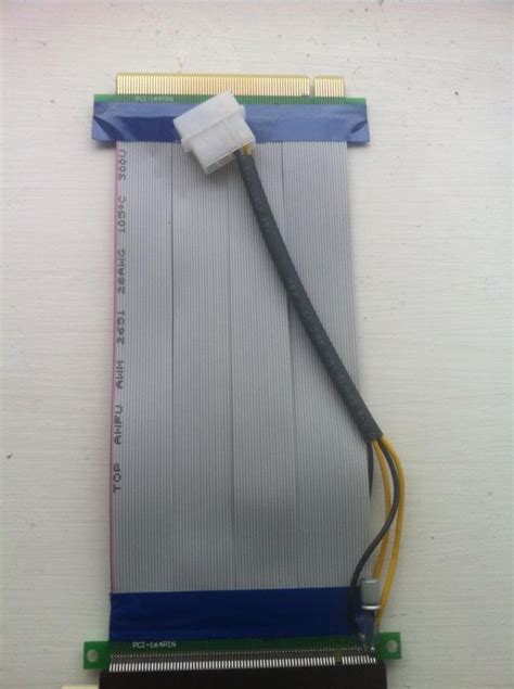 PCI Express PCI E 16x To 16x Riser Card Extender Ribbon Cable Gary S Computer Repair Service
