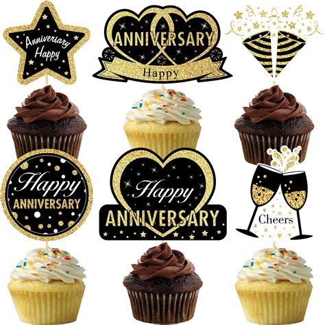First Anniversary Cupcake Toppers At Madeleine Darbyshire Blog