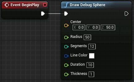 Draw Debug Sphere UeHow