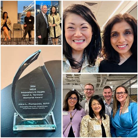 Received Nehi Termeer Award For Health Innovation Alice Lin Pomponio Posted On The Topic