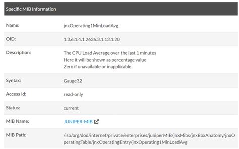 Question About Snmp Walk Output R Juniper