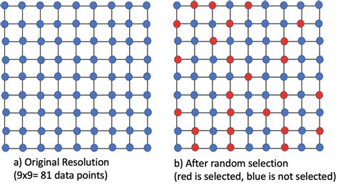 Schematic Example Showing Random Sampling For Regular Grid Data A Download Scientific Diagram