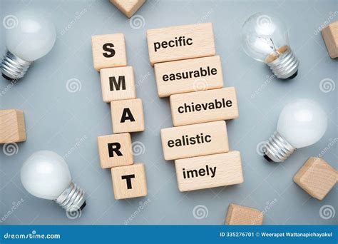 Smart Acronym Smart Goal Setting Concept Stock Image Image Of Timely
