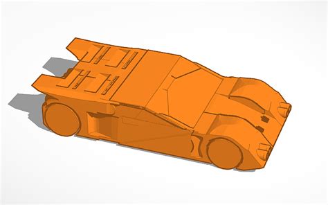 3d Design Race Car Moving Wheels Tinkercad