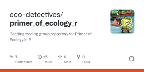 Github Eco Detectivesprimerofecologyr Readingcoding Group