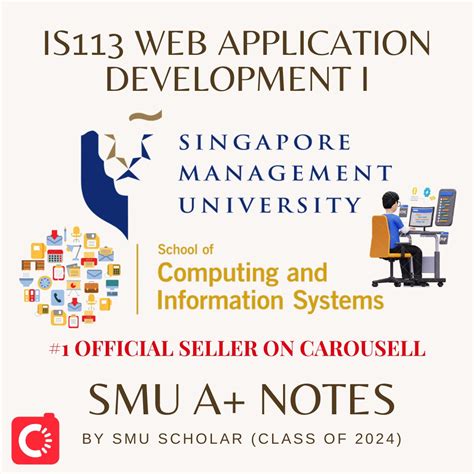 Smu Is113 Web Application Development I A Notes By Smu Scholar Full Package Hobbies And Toys