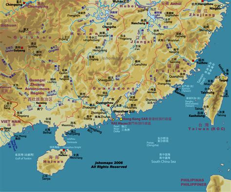 Geography Of Southeast China At William Wooden Blog