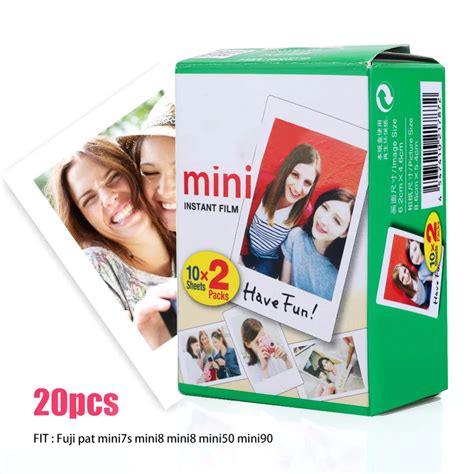 10-40 листов Fujifilm пленка белая пленка для Instax Mini Edge ...