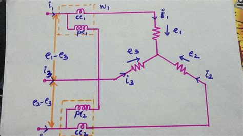 Power Measurement In Three Phase Circuits Two Wattmeter Method Youtube
