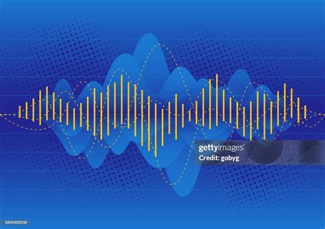 Wave Graphs Or Sound Waves Concept High Res Vector Graphic Getty Images