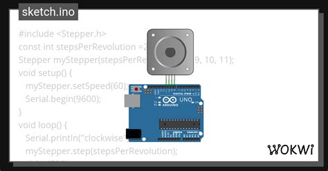 Stepper Motor Wokwi ESP32 STM32 Arduino Simulator Stepper Motor Wokwi ESP32 STM32 Arduino Simulator