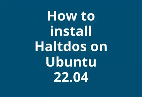 How To Install Haltdos Waf On Ubuntu 22 04 Sql Injection Sql Web Application