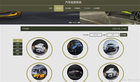 Springboot汽车租赁系统925t5（程序源码数据库调试部署开发环境） Csdn博客