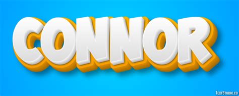 Connor Text Effect And Logo Design Name