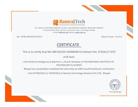 Artificial Data Nilesh Narware