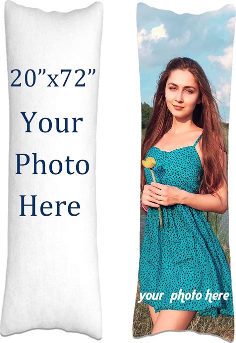 Gyetpong Custom Design Photos Or Text Long Body Pillow Case