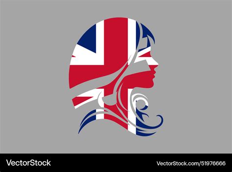 British Girl Royalty Free Vector Image Vectorstock