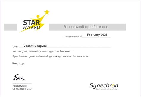 Vedant Bhagwat On Linkedin Hello Connections I Am Excited To Share That I Have Been Awarded