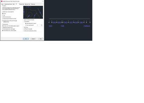 Dimension Text Placement When Text Is Not In The Default Position Autodesk Community
