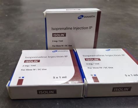 Isoprenaline Injection 1 Mg Ml At Rs 30 Piece In Nagpur Id 2851697131091